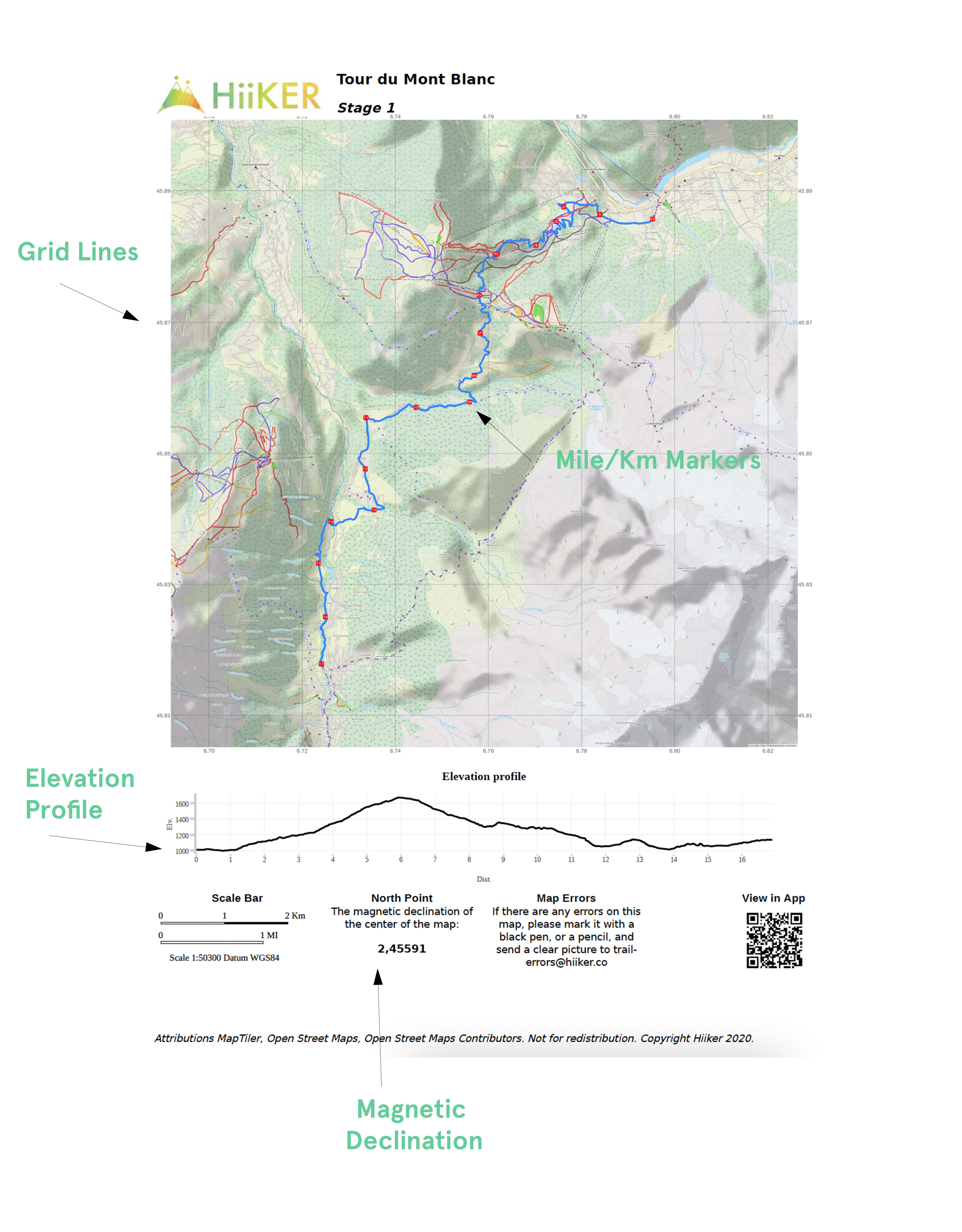 Print Map Details Hiiker